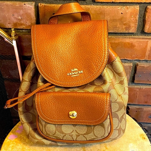 Coach | Bags | Coach C42 Pennie Backpack In Signature Canvas | Poshmark